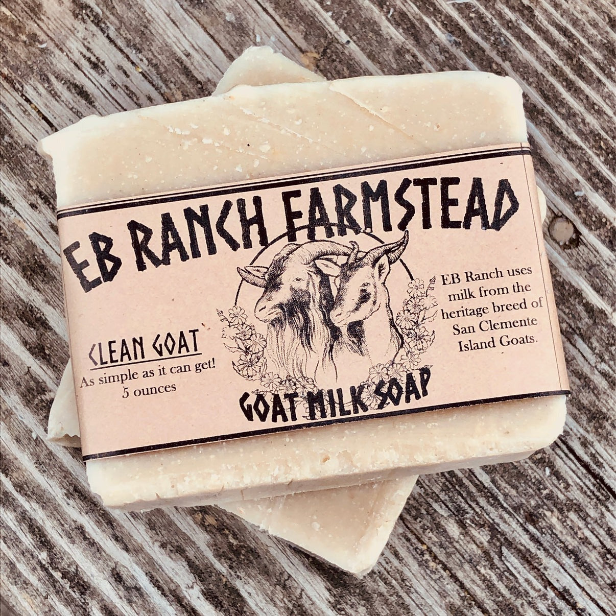 "Clean Goat"- Unscented Goat Milk Soap – Wild Haven Farm
